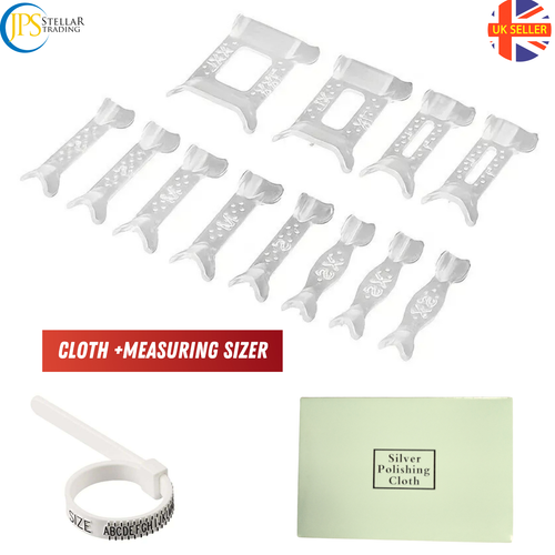 12 Pcs Set Invisible Design Ring Size Clip Guard Resizer Reducer ...