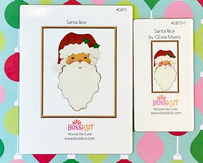 SANTA CLAUS Complete Set of BOSSKUT DIES christmas presents chimney st ...