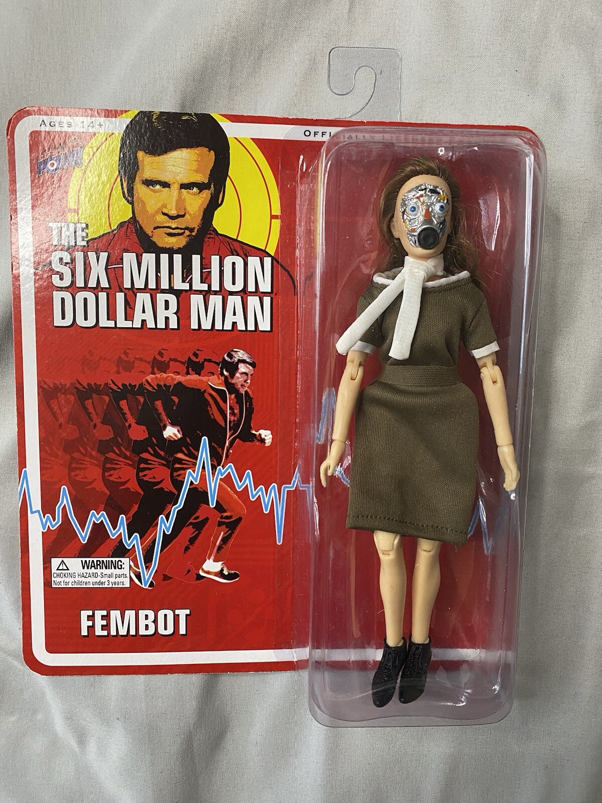 Bif Bang Pow The Six Million Dollar Man Fembot 8 Inch Figure 2012 15053