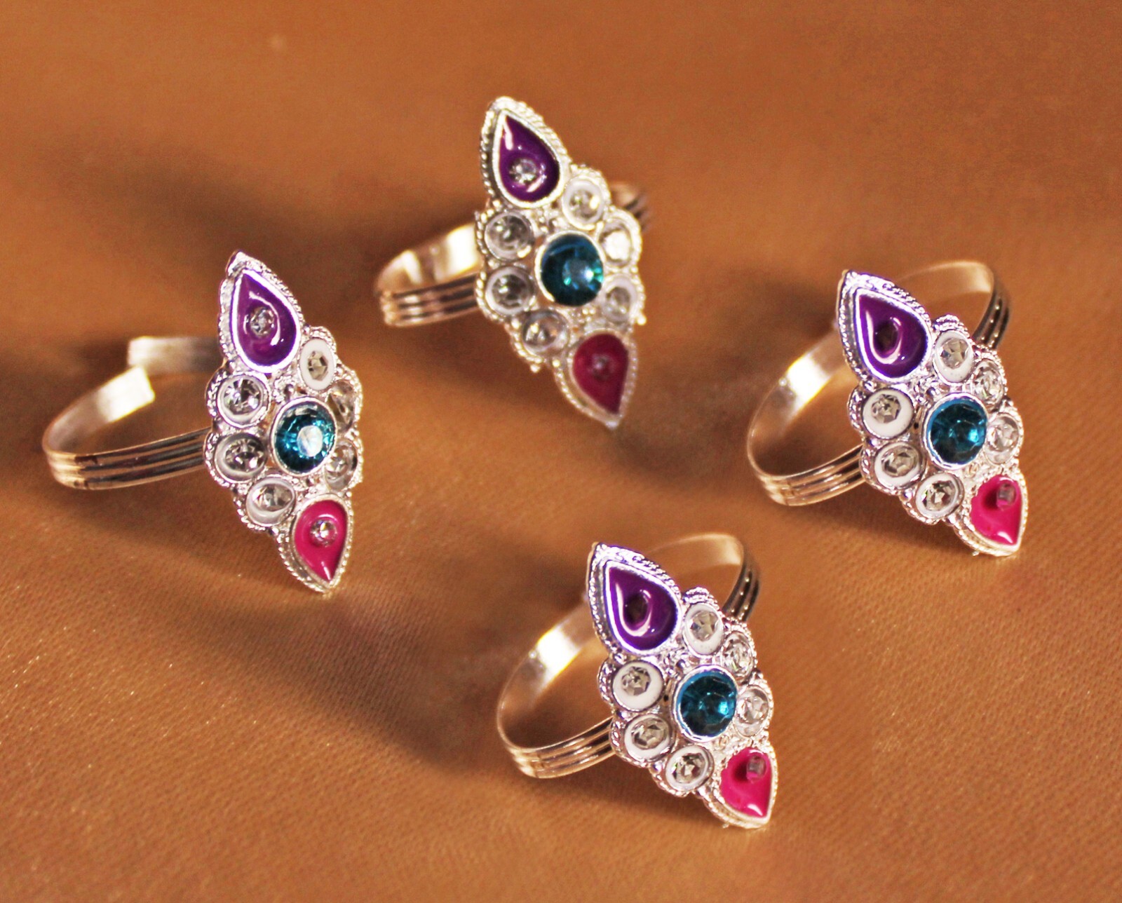 IMTRA FASHION Women Toe Ring Adjustable Foot Finger Ring Silver Plated ...