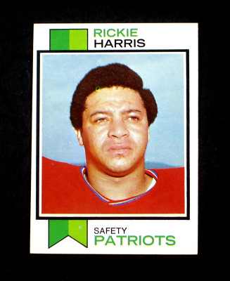 1973 TOPPS SET BREAK #496 RICKIE HARRIS New England Patriots NM+ | eBay