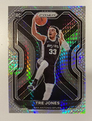 Tre Jones 2020 Prizm Hyper Prizm Rookie #291 Spurs RC | eBay