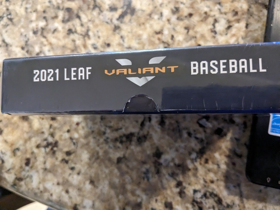 2021 LEAF VALIANT BASEBALL SEALED HOBBY BOX (5 AUTOS PER BOX WITH BGS 9 ...