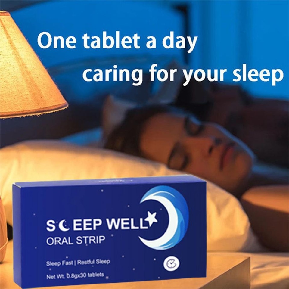 Wellbeing Nutrition Melts Restful Sleep 30 Oral Thin Strips for Stress ...