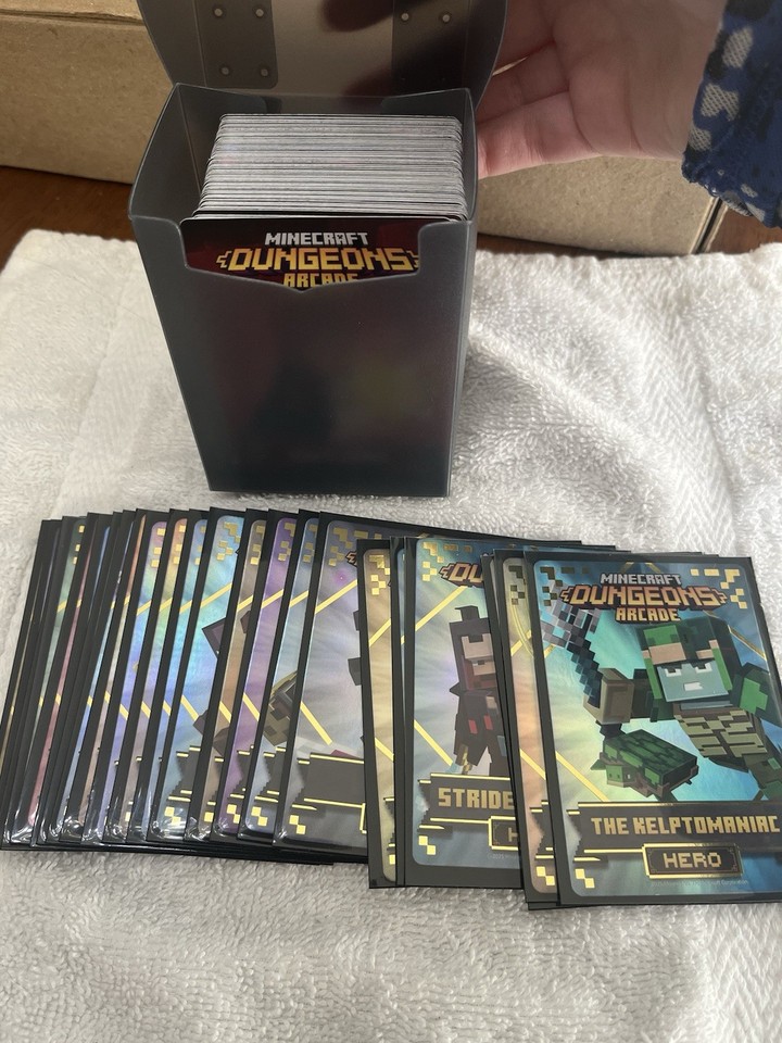 Minecraft Dungeons Arcade Cards Series 4 MASTER SET (#1-#143) With Hero ...