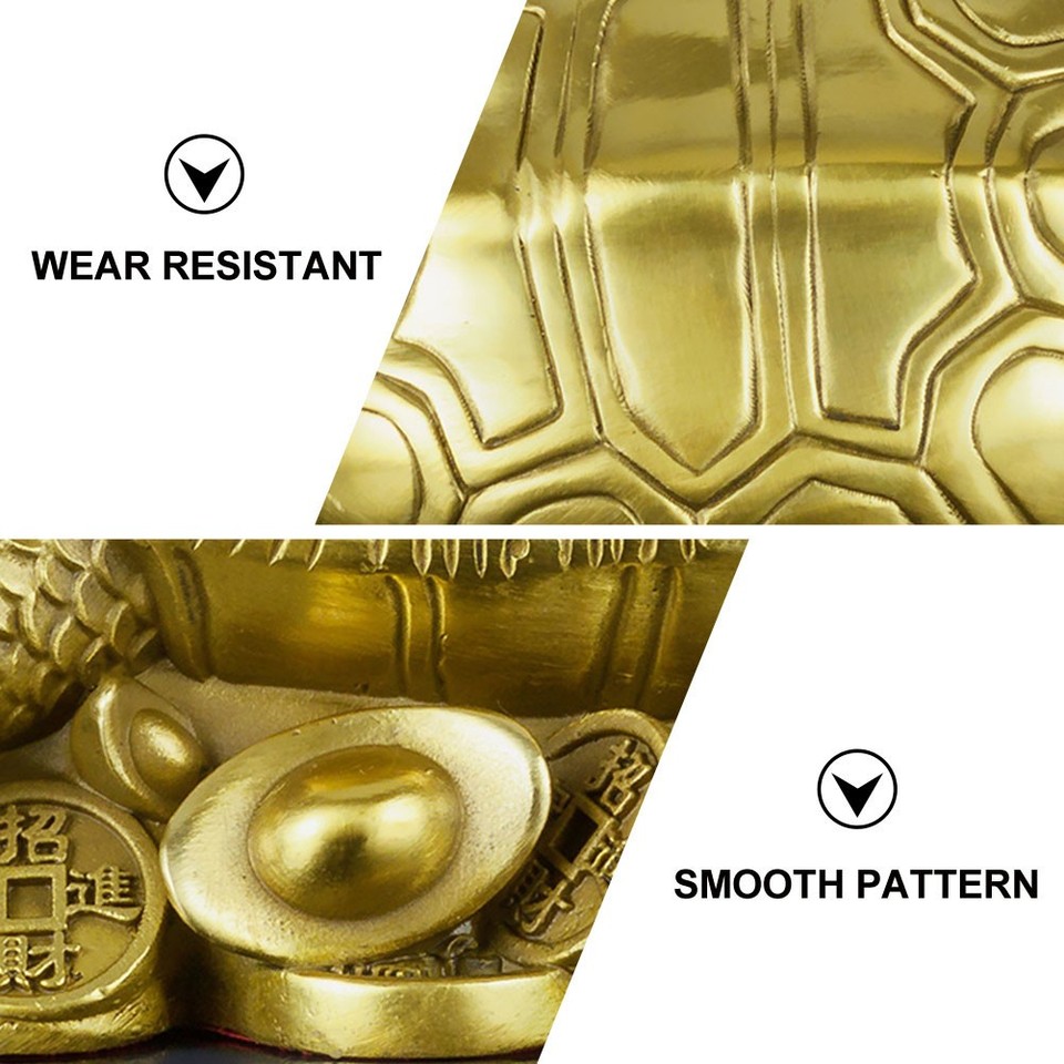 1Pc Decorative Tortoise Statue Classical Brassware Handicraft Adornment ...