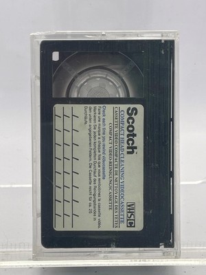 Scotch VHS-C Compact Head Cleaning Video Cassette Tape | eBay Australia