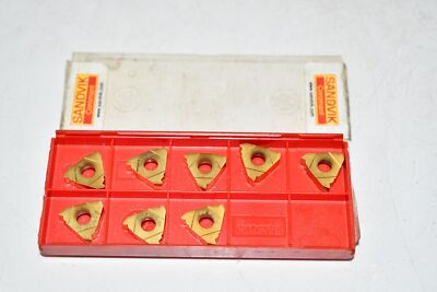 Pack of 8 NEW Sandvik R166.0G-16NJ01-120 1020 Carbide Inserts Indexable ...