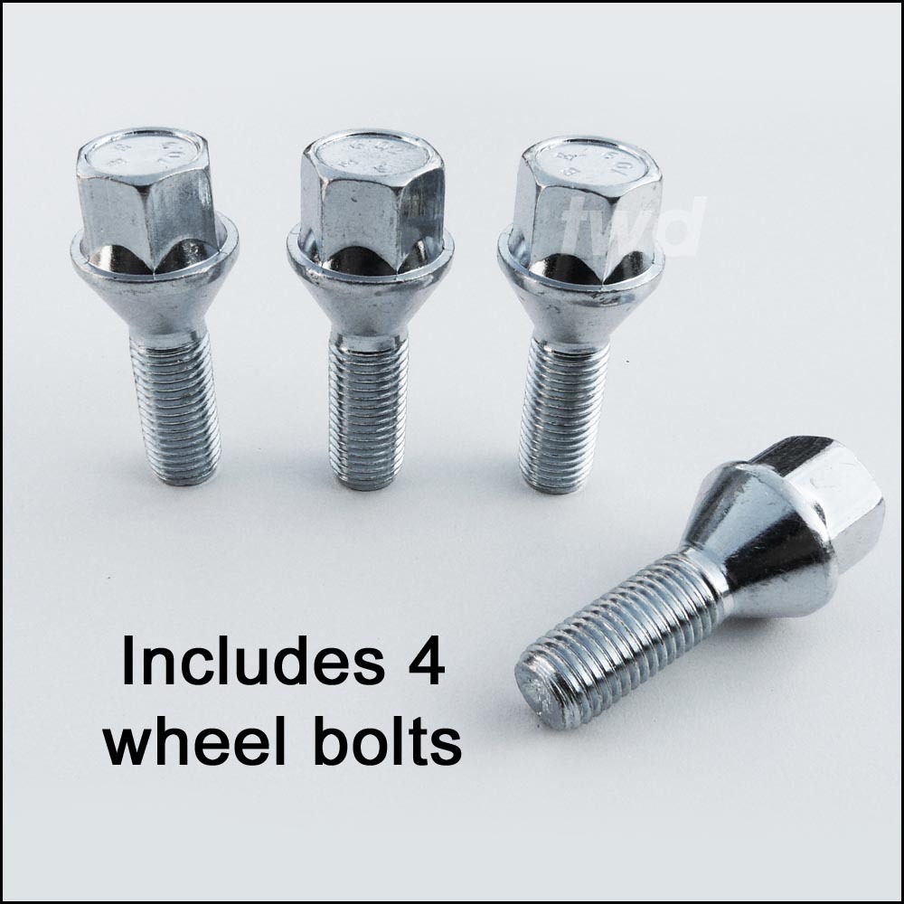 4 x ALLOY WHEEL BOLTS FOR MINI (2001-05) R50/R52/R53 (M12x1.5) STUD ...