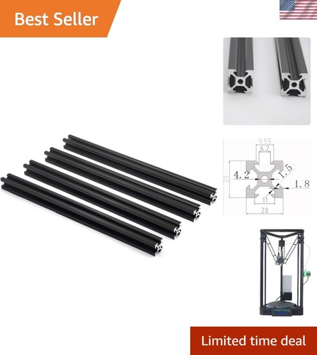 Versatile 4pcs 1000mm 2020 Aluminum V-Slot Rail for DIY Projects & CNC ...