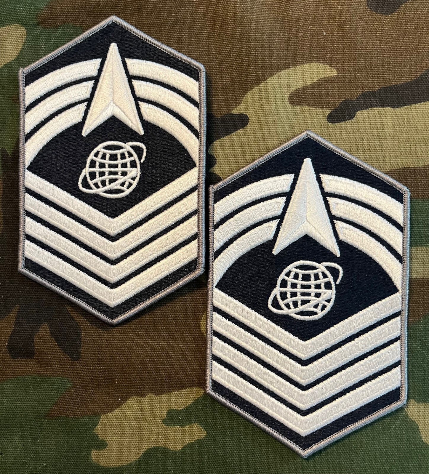 US SPACE FORCE CHIEF MASTER SERGEANT CHEVRONS; LARGE | eBay