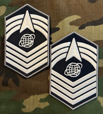 US SPACE FORCE CHIEF MASTER SERGEANT CHEVRONS; LARGE | eBay