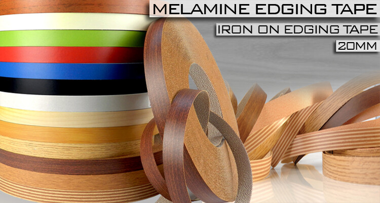 Furniture Edging Tape Iron On Pre Glued Melamine Strips Veneer Real ...