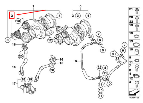 NEW BMW 7 F01, F02 WASTEGATE ACTUATOR 7602293 11657602293 ORIGINAL NO🇺🇸 ...