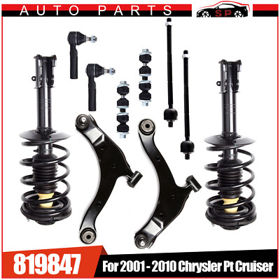 Fit For 2001-2010 Chrysler PT Cruiser Front Struts & Control Arms & Tie ...