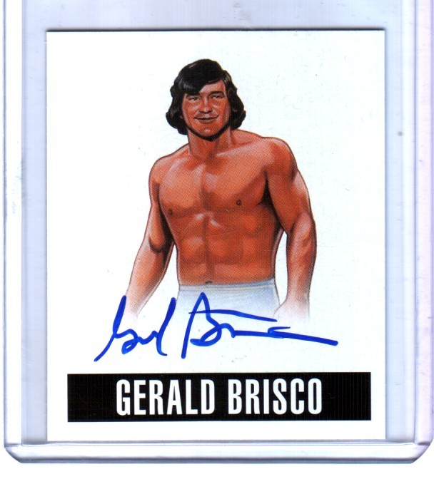 Gerald Brisco GB1 2014 Leaf Originals Wrestling Authentic On Card ...