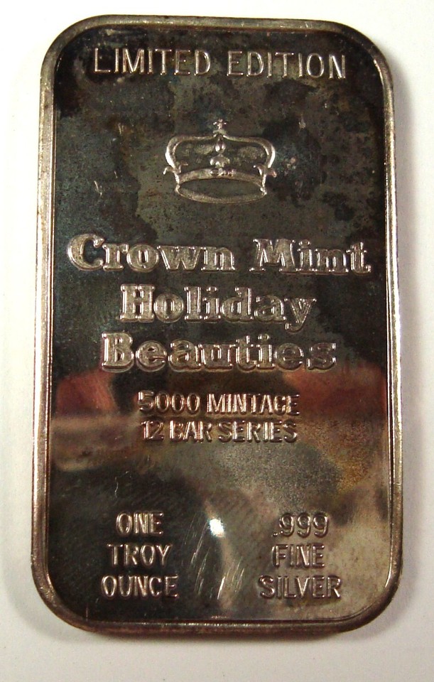 Crown Mint Beauties Nude Happy New Year 1 Toz 999 Silver Bar | eBay