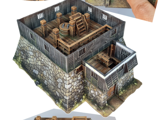 Matsue Castle - 28mm Japanese themed wargaming terrain | eBay UK