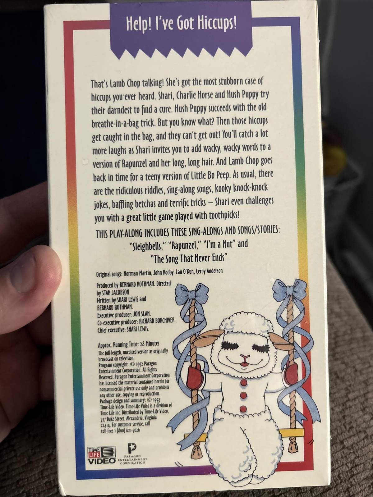 Shari Lewis Lamb Chop’s Play-Along! I’ve Got Hiccups! VHS EXTREMELY ...