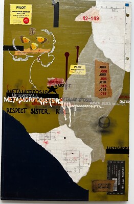 Pillbox Gabriel Combs Outsider Art Outsider Art paint and collage | eBay