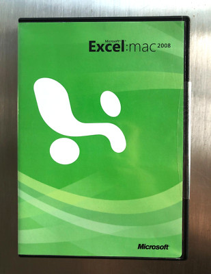 Microsoft Excel 2008 for MAC, READ DESCRIPTION FINAL SALE | eBay