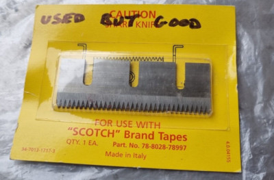 78-8028-78997 TAPE CUTTER BLADE FOR USE WITH SCOTCH BRAND TAPES ...