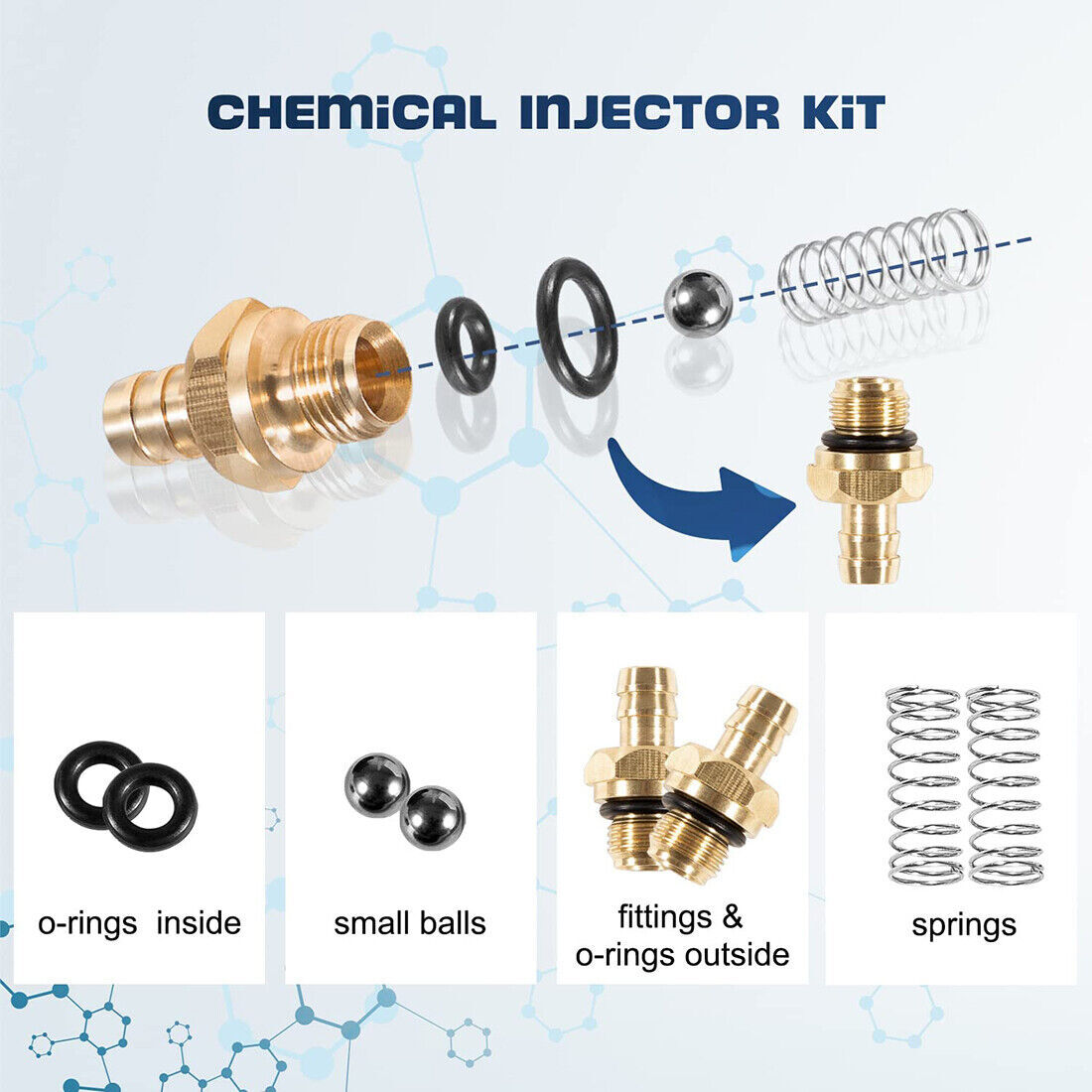 190593GS Pressure Washer Chemical Soap Injector Kit For Briggs Stratton ...