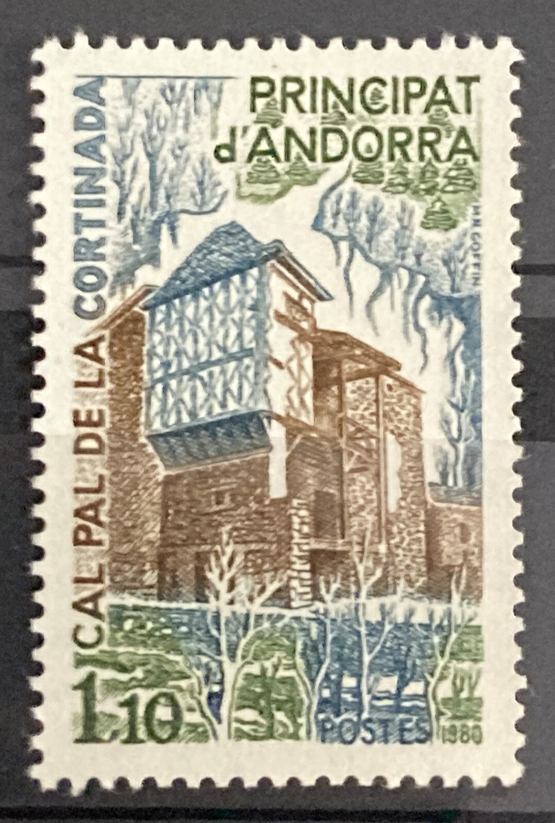 ANDORRA (FRENCH) 1980 CAL PAL. LA CORTINADA NHM SG F301 | eBay