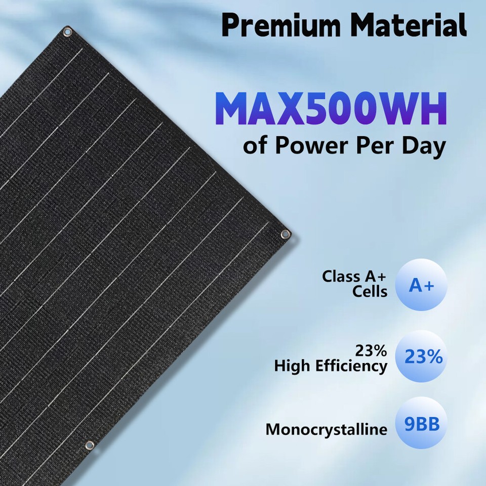 300W Portable Solar Panel Waterproof Foldable For Power Station Charge ...