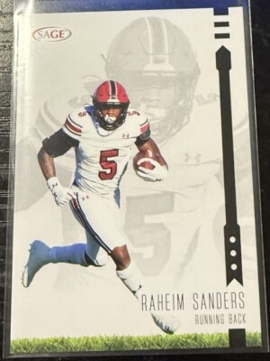 2025 Sage Football Black Raheim Sanders #6 South Carolina Gamecocks | eBay