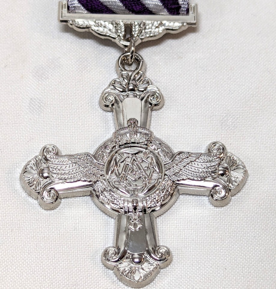 WW2 Distinguished Flying Cross DFC Royal Air Force Medal RAF gallantry ...