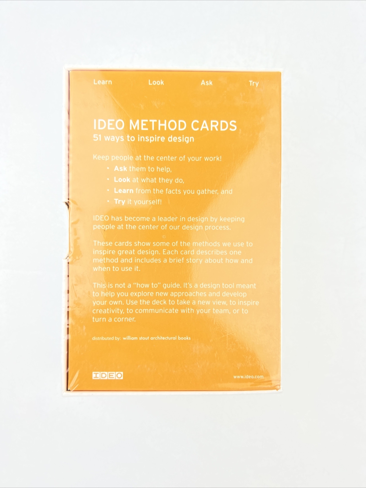 IDEO Method Cards 51 Ways to Inspire Design Like 4v for sale online | eBay