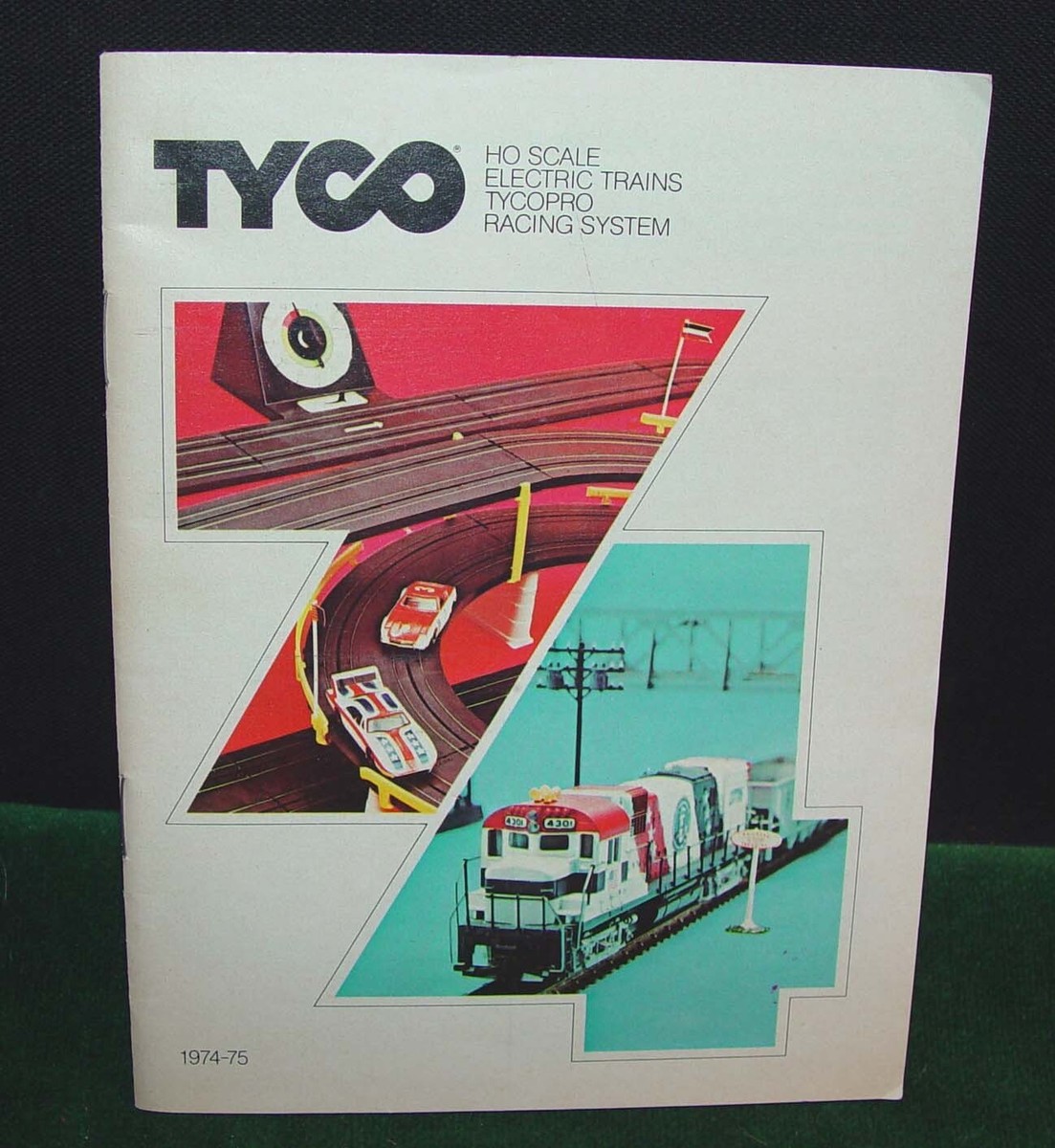 Tyco Train Race 1974 Print Ad Tyco Pro Racing Track Electric Train Set
