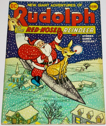 Rudolph The Red-Nosed Reindeer Treasury Comic Book 1972 DC Comics NICE ...