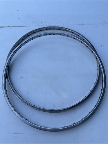 Sun Minstrel 24x1-1/8 18mm Wide BMX Rims Wheels Old School Racing 36H ...