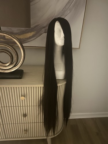Lace Front 32 Inch Long Wig/Synthetic /Wig Natural Straight | eBay