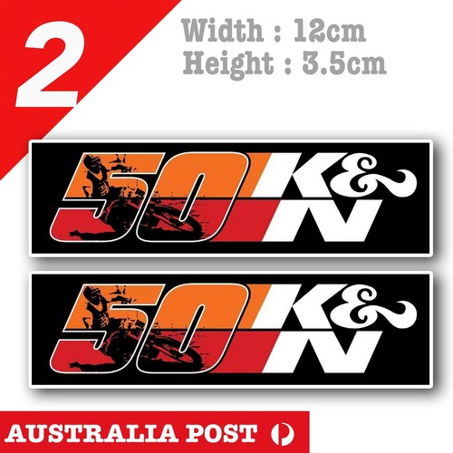 K&N Performance Filter 50 Anniversary Car Filter Stickers | eBay