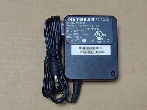 JP NETGEAR 19V 3.16A 60W Charger (100-120V)AC Adapter Power AD2003F10 ...