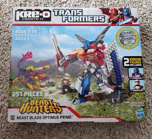 Transformers Prime Beast Hunters Kreo Beast Blade Optimus Prime ...