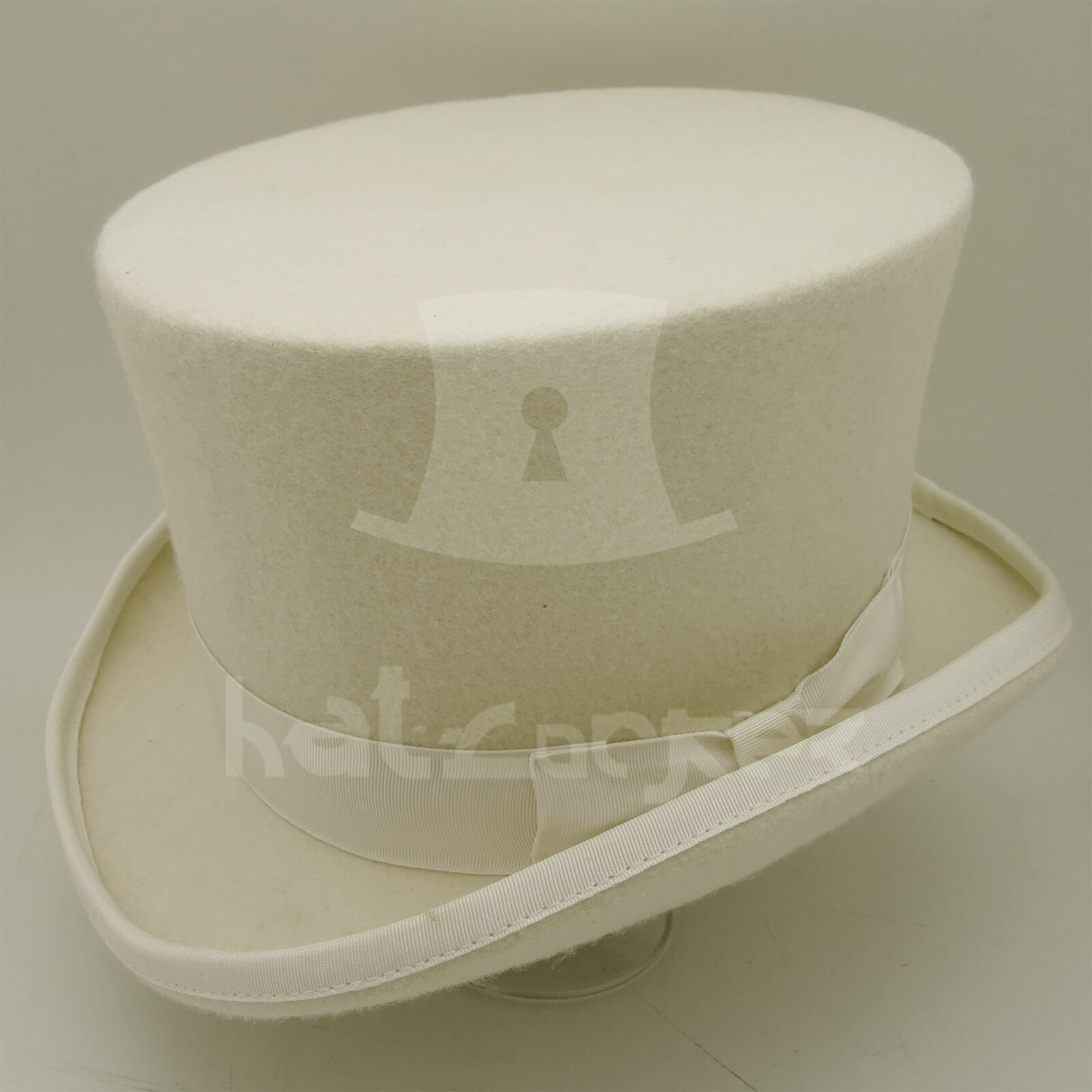 CLASSIC Wool Felt Gentlemen Tuxedo Men Top Hat Topper Victorian | Ivory ...