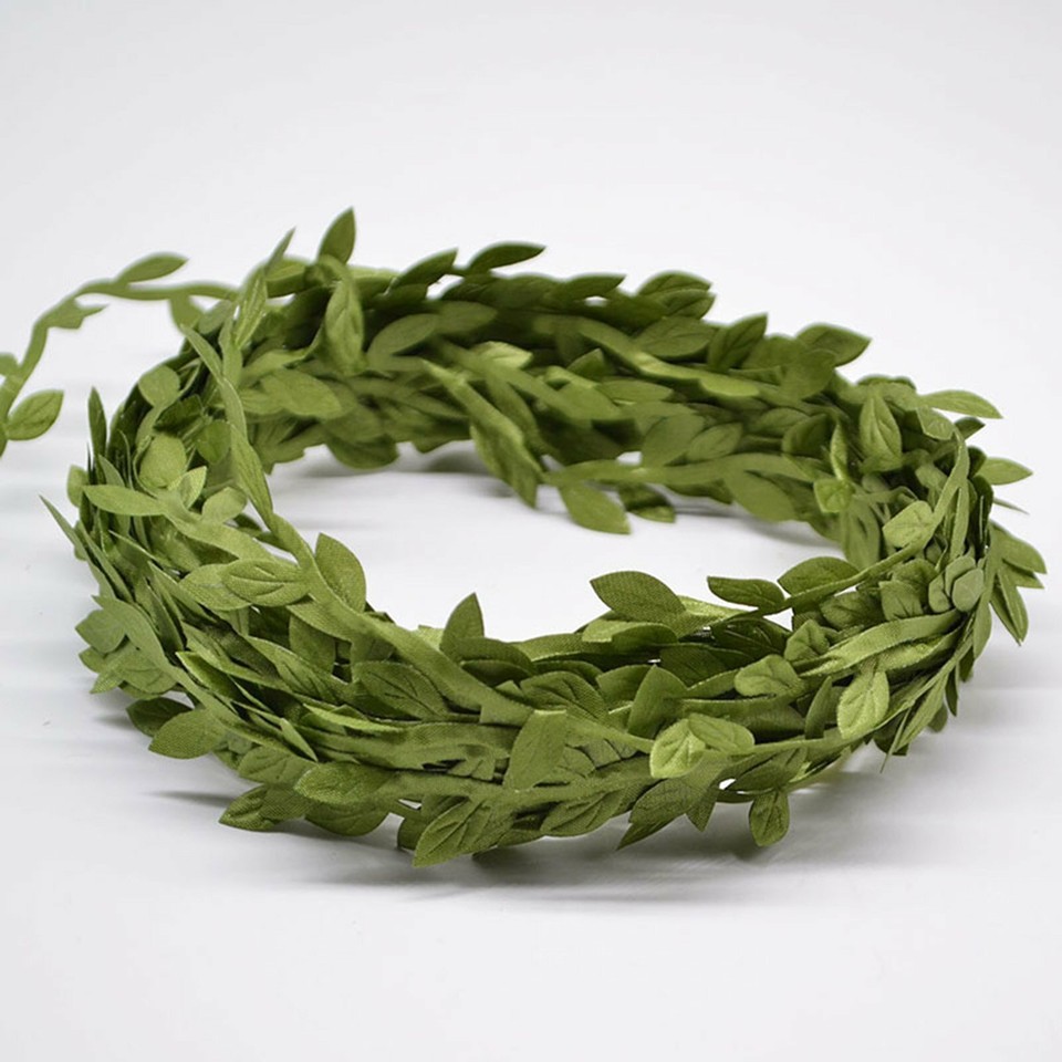 40M Artificial Ivy Vine Leaf Fake Foliage Flower Garland Floral Crown ...