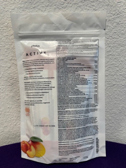 PLEXUS ACTIVE Clean Energy for Every Day: PEACH MANGO 15 PACKETS Exp: 02/2025 | eBay