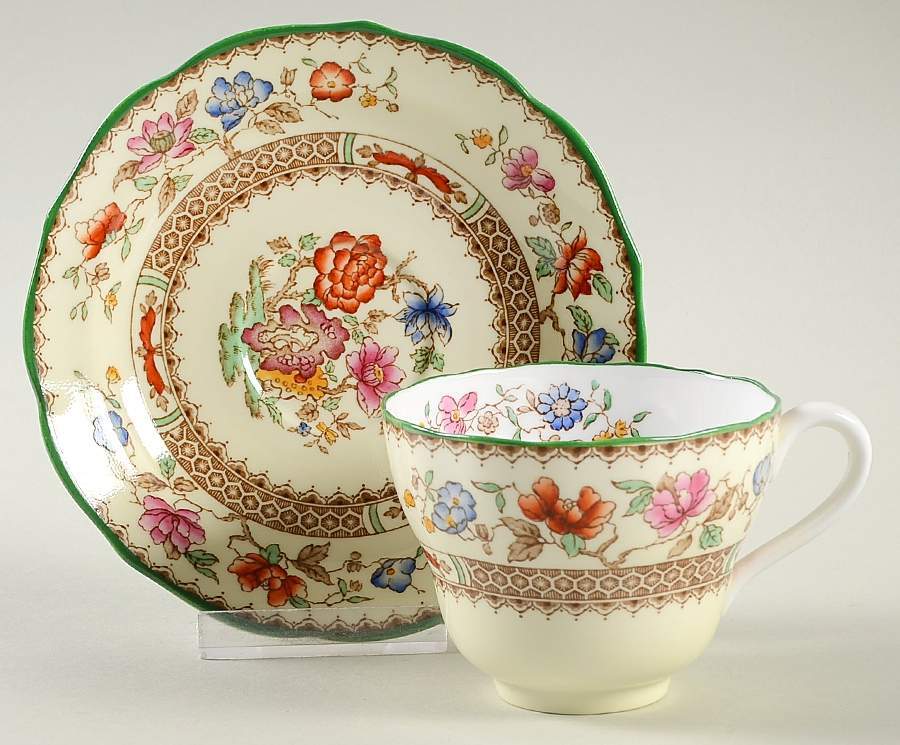 Spode Chinese Rose Bone Cup & Saucer 4115326 | eBay