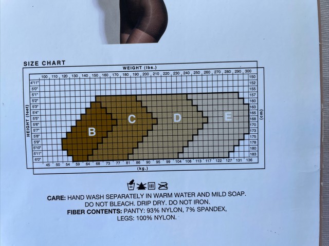 West Loop Ultra Sheer 100 Nylon Pantyhose 176835 off Black Size B for ...