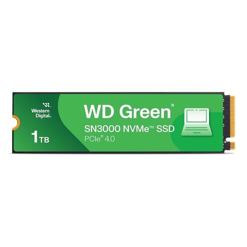 Western Digital 1TB WD Green SN3000 NVMe Internal SSD - Solid State ...