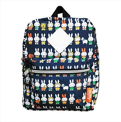 New Japan Miffy Rabbit NAVY MEDIUM Backpack Bag Kids Storage Trip ...