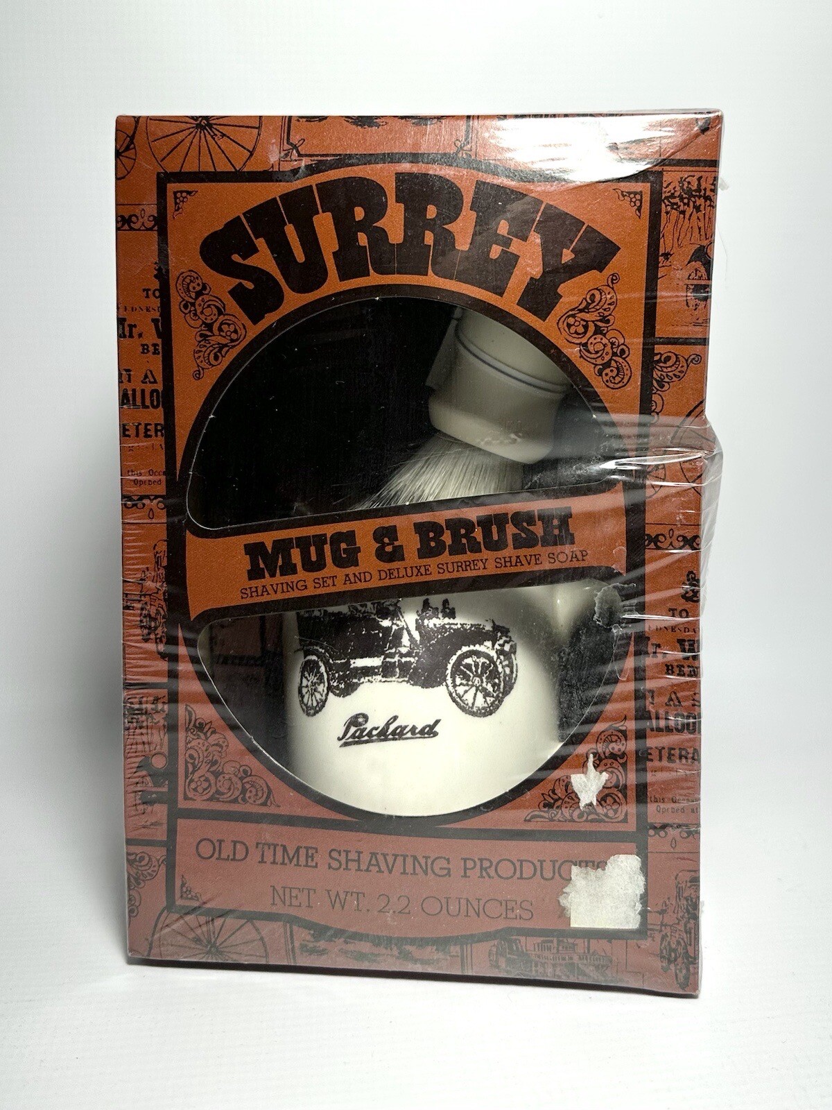 Vintage 70s Shaving Mug And Brush Set Kit Surrey NIB Sealed | eBay