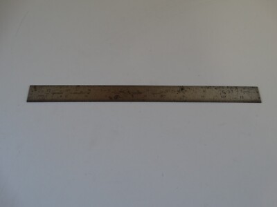 lufkin rule , 12" SHRINK 1-4" to FT. RULE , No. 83G, No.4R GRAD ...