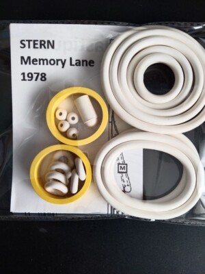 Kit Elastiques Flipper - MEMORY LANE - 1978 - STERN - Pinball Rubber ...