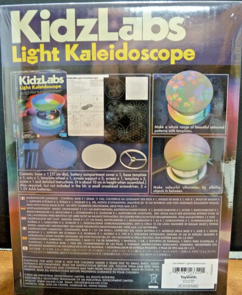 KidzLabs Light Kaleidoscope Science Kit New-4M-4647 | eBay